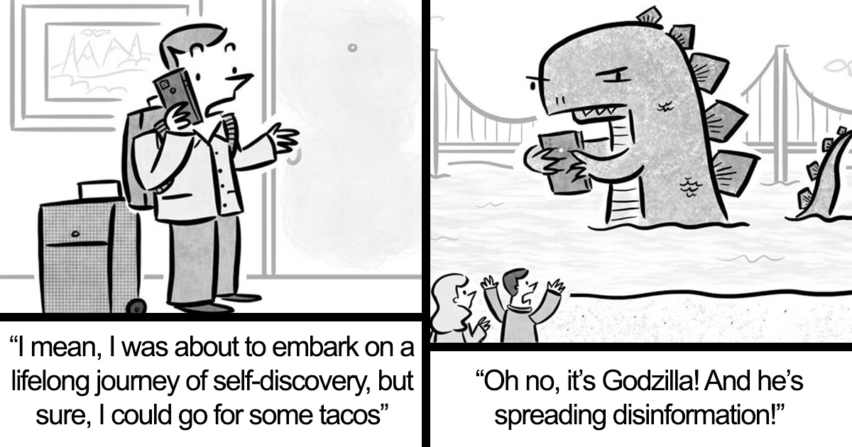 70 Witty One-Panel Comics By A Talented Cartoonist | Bored Panda