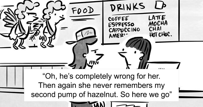 30 Black And White One-Panel Comics By A Talented Cartoonist | Bored Panda