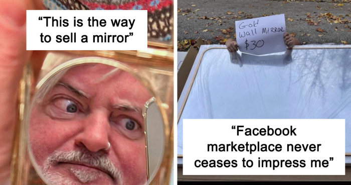 50 Times People Tried To Sell A Mirror, But It Was Really The ...