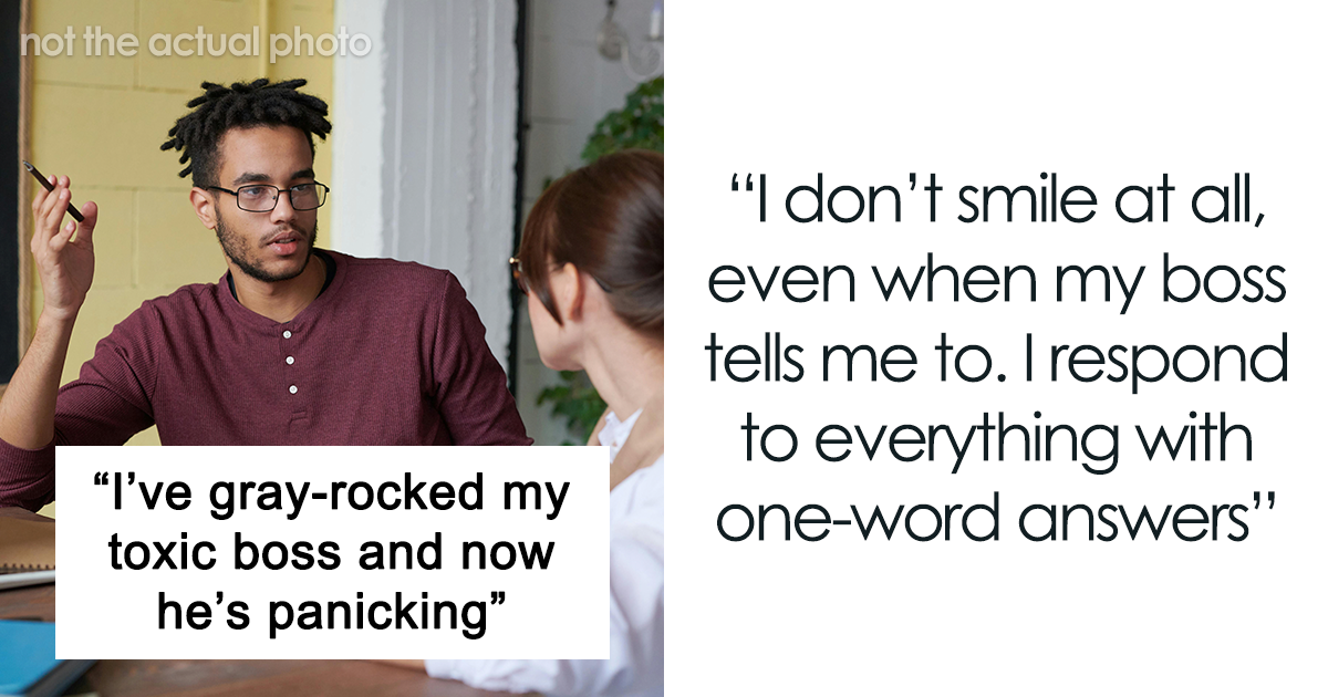 Toxic Boss Is Freaking Out After Employee He Harassed Stops Reacting To ...