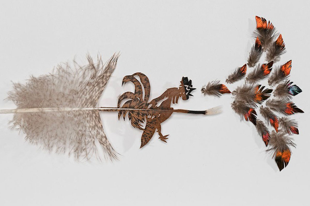 45 Delicate Artworks Made From Hard-Carving Feathers By This Artist ...