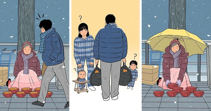 Artist Creates Heartwarming Illustrations Showing That Everyday Joys ...