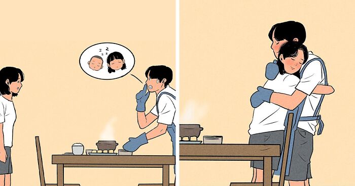 Artist Creates Heartwarming Illustrations Showing That Everyday Joys ...