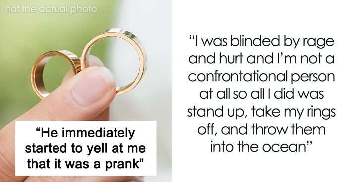 “My Husband’s Jaw Hit The Floor”: Wife Throws Rings In The Ocean After Husband’s Cruel ‘Prank ...