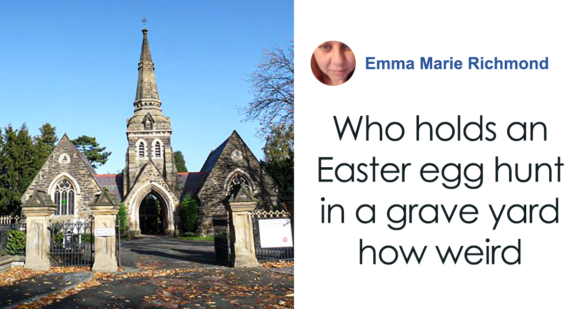 Easter Egg Hunt In A Graveyard Sparks Nationwide Backlash And Debate Around Cemetery Etiquette ...