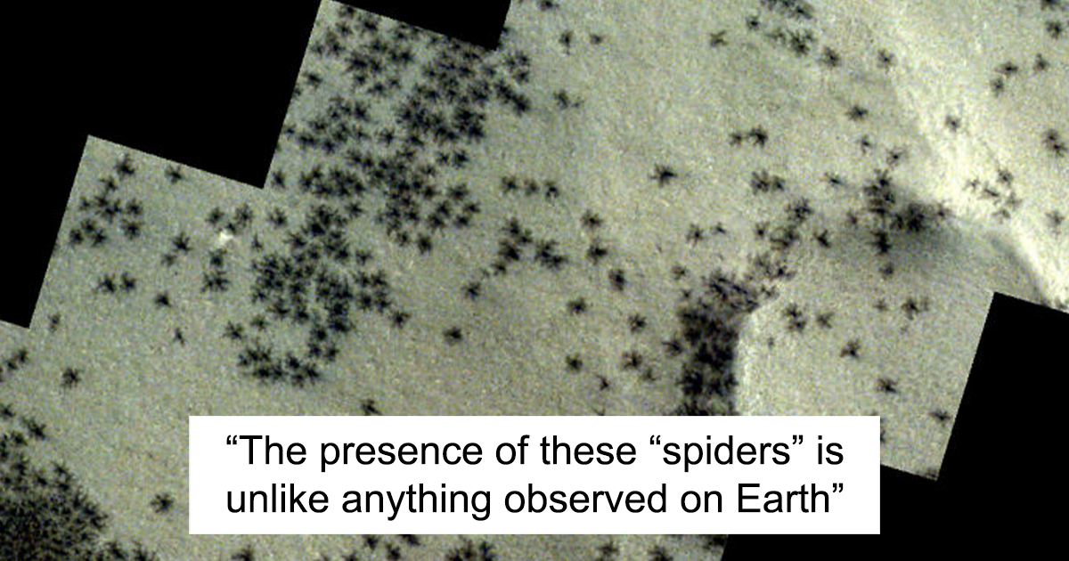 Mars Covered In Hundreds Of “Spiders” In Horrifying New Satellite ...