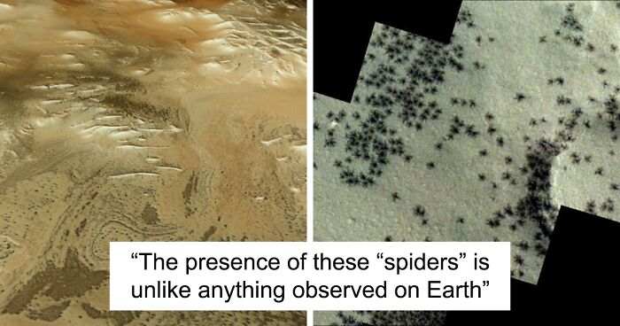 Mars Covered In Hundreds Of “Spiders” In Horrifying New Satellite ...