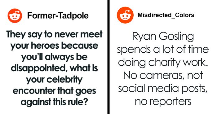 35 Nice Celebrities These People Have Met In Real Life