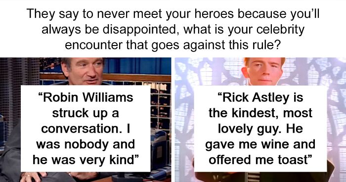 35 Nice Celebrities These People Have Met In Real Life