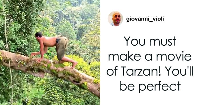 People Amazed By Tree-Swinging Man Who Documented Time With Nomadic ...