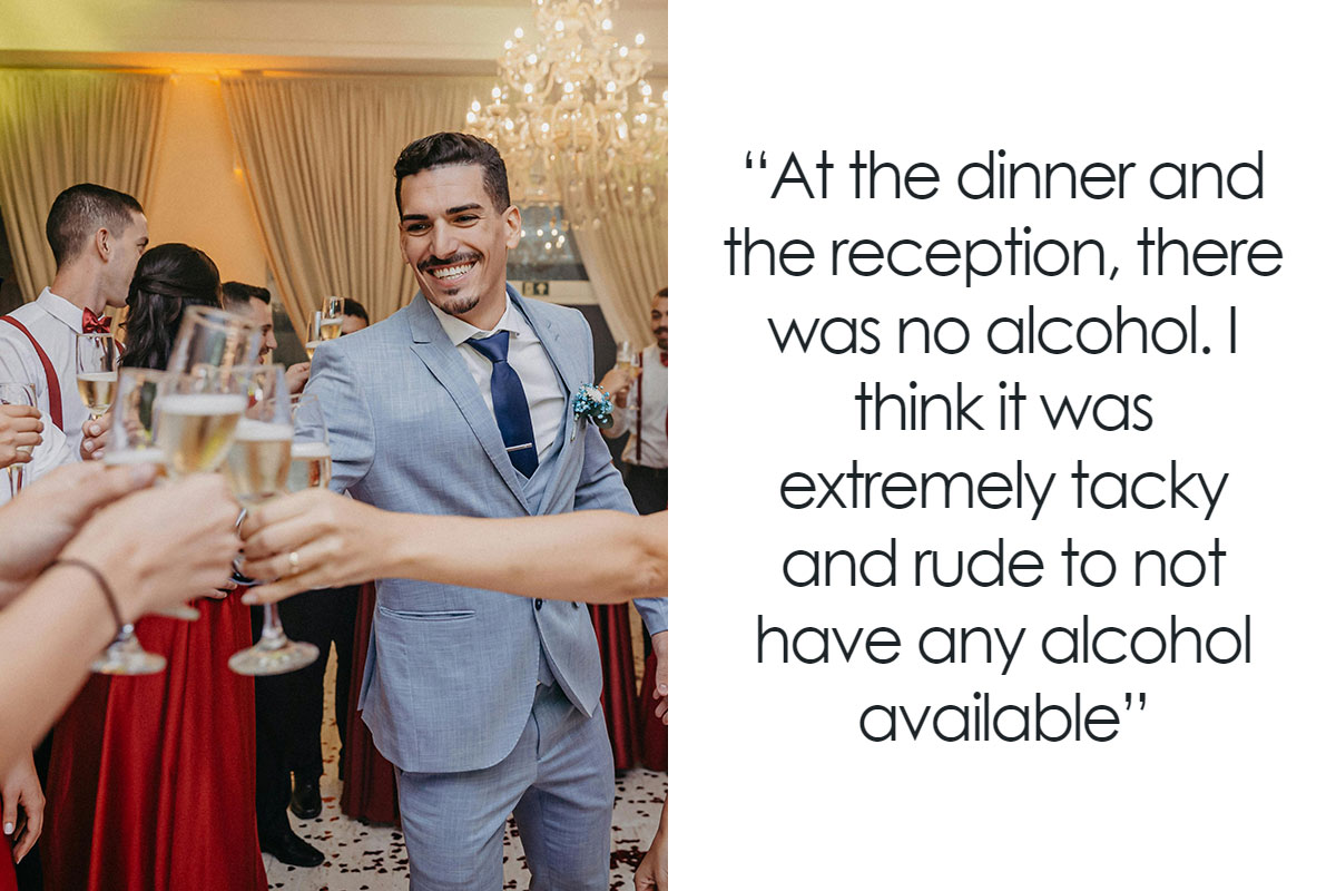 “He Was Tacky And Rude”: Sister Freaks At Brother’s Alcohol-Free ...