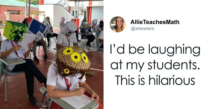Students Go Viral For Their Anti-Cheating Hats, Professor Says The ...