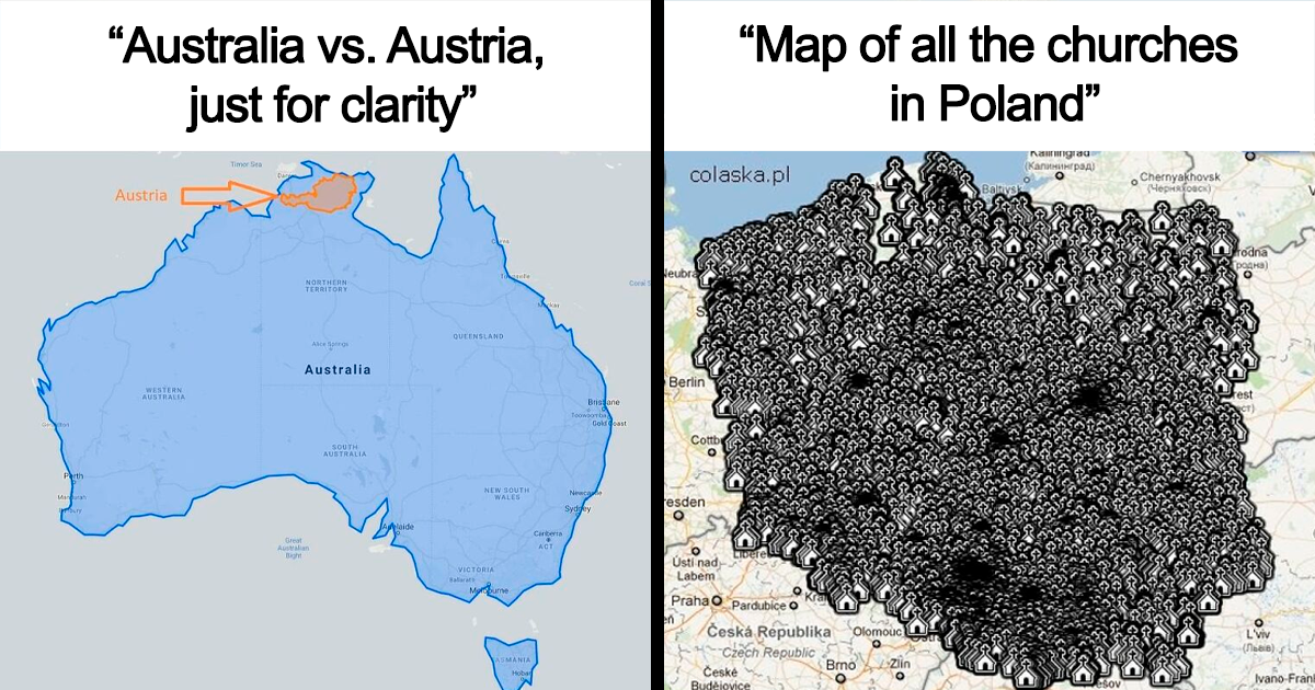 “Terrible Maps”: 30 Maps That Are So Bad, It’s Funny (New Pics) | Bored Panda