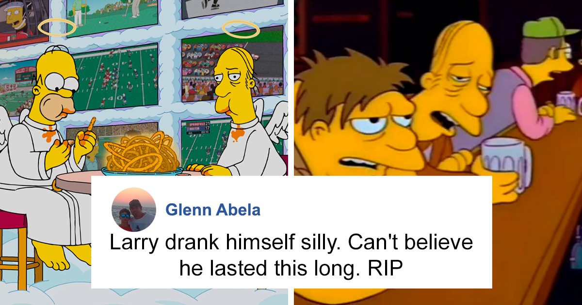 No More Larry The Barfly: The Simpsons Gets Rid Of Iconic Character ...