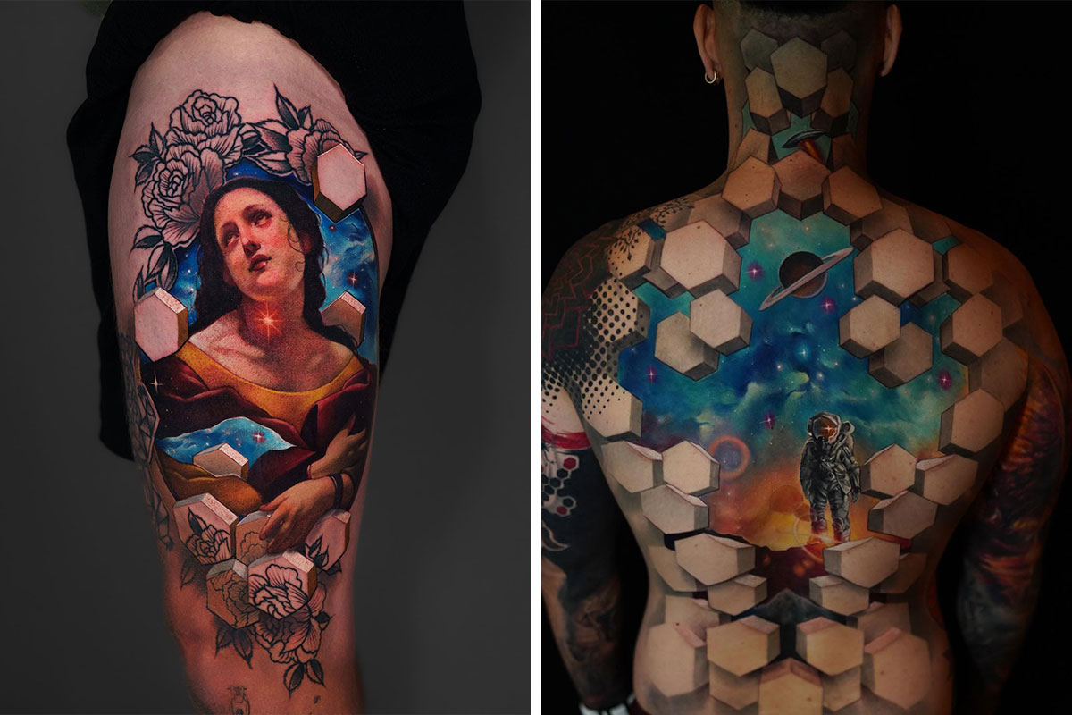 30 Mind-Bending Tattoos Capturing A World Within The Skin By This ...