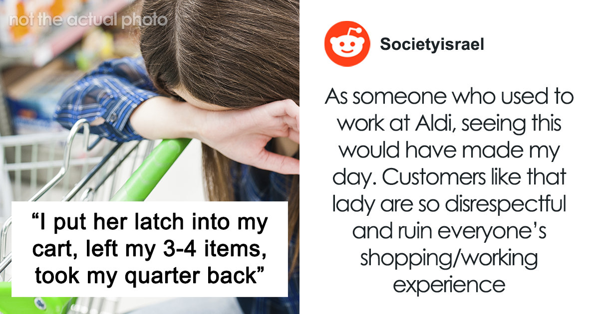 Guy Locks His Cart To Entitled Shopper After Being Annoyed Way Too Much ...