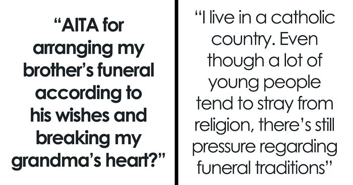 Funeral Causes Family Drama After Sister Follows Her Atheist Brother’s ...