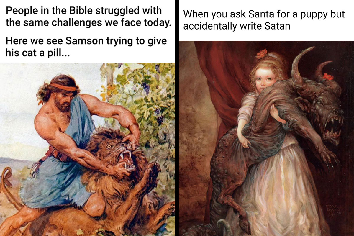 50 Paintings Perfectly Suited For Memes, Courtesy Of “Art Memes Central ...