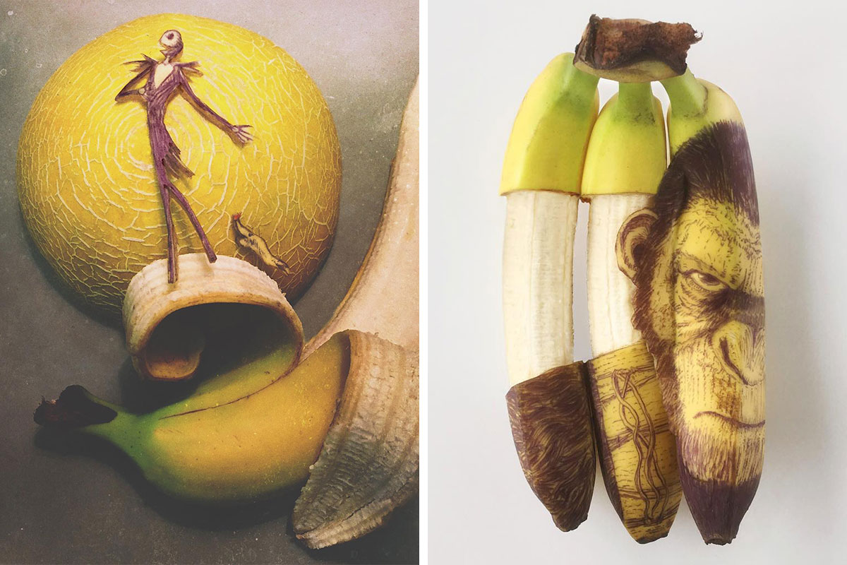 This Artist Transforms Bananas Into Popular Movie Characters, Animals ...
