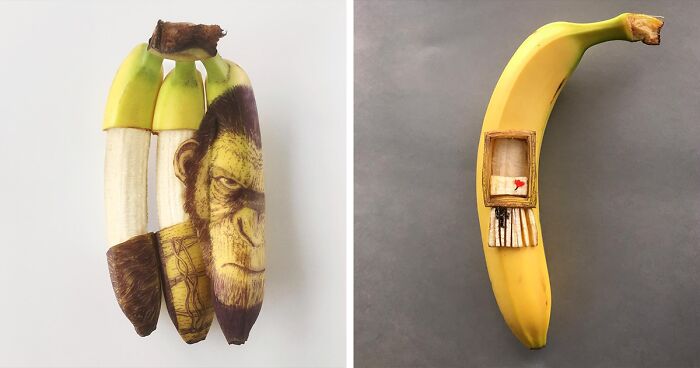 This Artist Transforms Bananas Into Popular Movie Characters, Animals ...