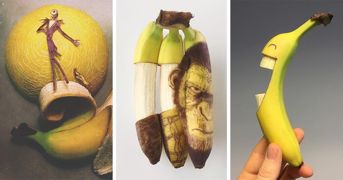 This Artist Transforms Bananas Into Popular Movie Characters, Animals ...