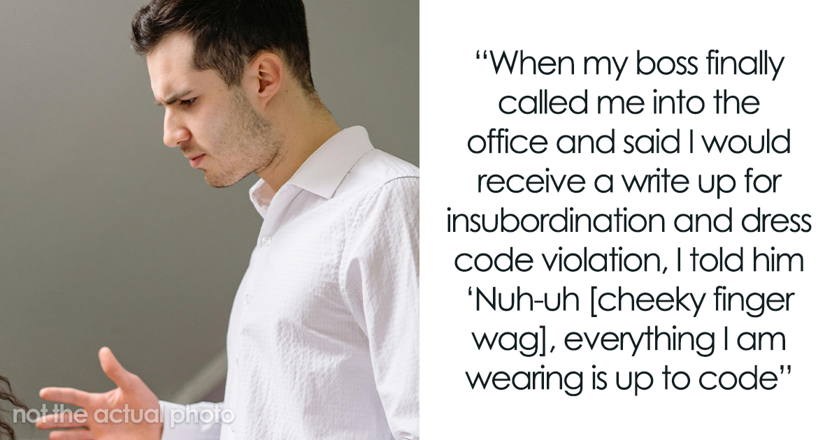 Boss Enforces A Dress Code Without Actually Reading It, Regrets It When ...