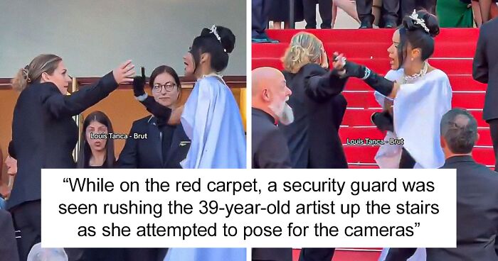 Another Spat On Cannes Red Carpet—With Same Security Guard That Scolded ...