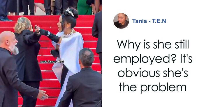 Another Spat On Cannes Red Carpet—With Same Security Guard That Scolded ...