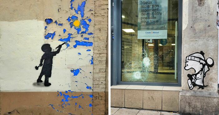 29 Humorous Street Art Pieces Incorporated Into The Streets By Oakoak ...