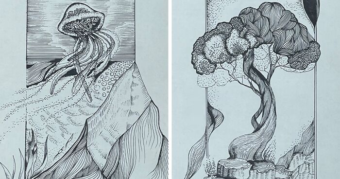 Line By Line: My Collection Of 15 Drawings With Parallel Strokes ...