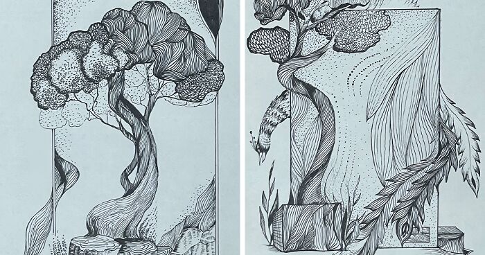 Line By Line: My Collection Of 15 Drawings With Parallel Strokes ...