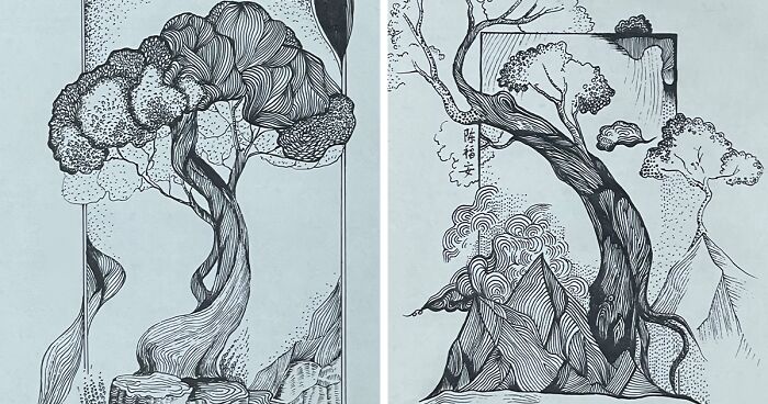 Line By Line: My Collection Of 15 Drawings With Parallel Strokes ...