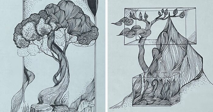 Line By Line: My Collection Of 15 Drawings With Parallel Strokes ...