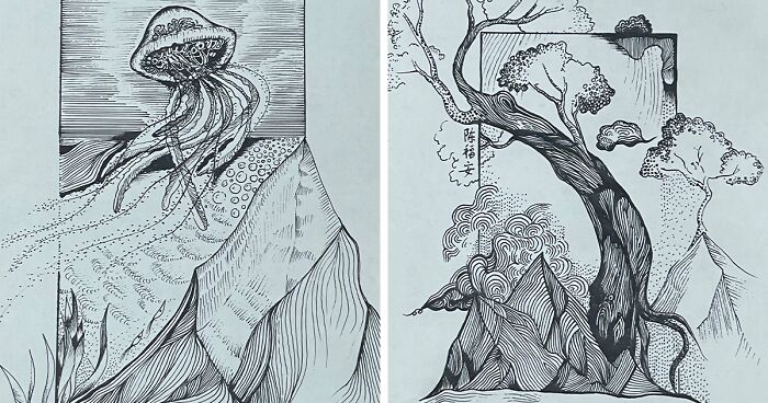 Line By Line: My Collection Of 15 Drawings With Parallel Strokes ...