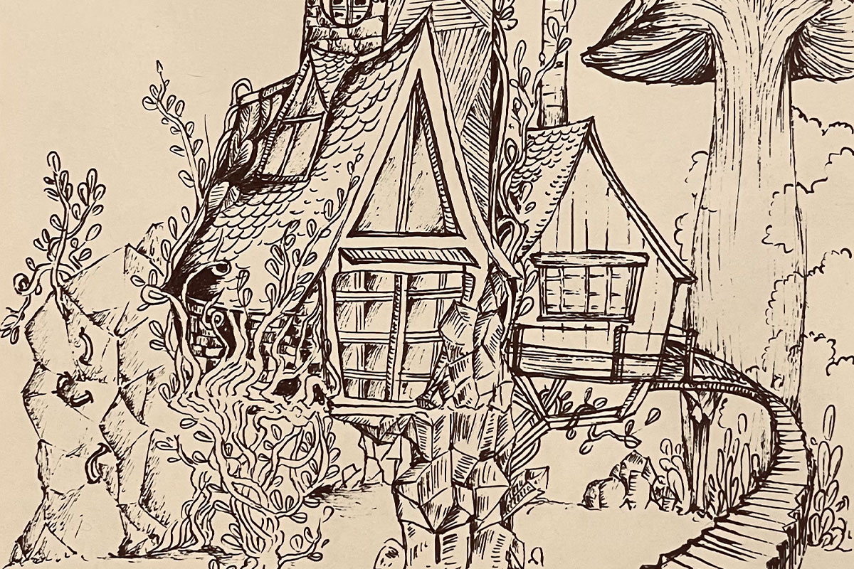 15 Drawings Of Magical Houses Inspired By My Imagination | Bored Panda