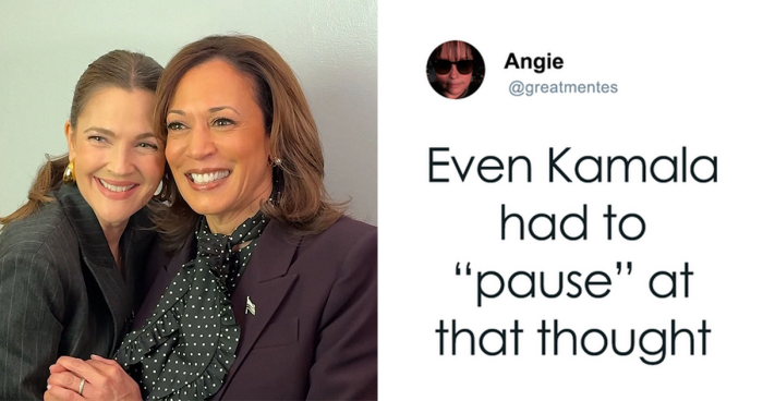 Drew Barrymore’s “Cringe” Interview With Kamala Harris Sparks Online Firestorm