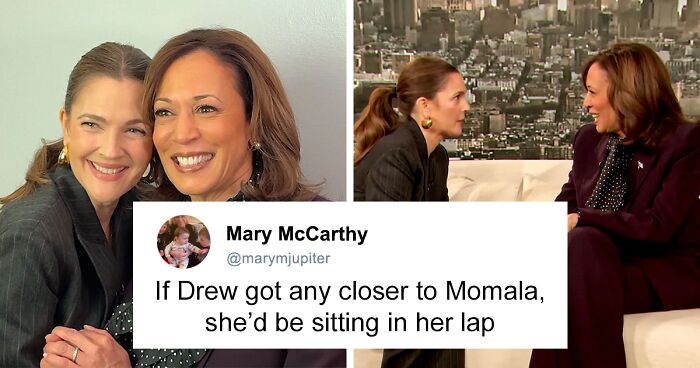 Drew Barrymore’s “Cringe” Interview With Kamala Harris Sparks Online Firestorm