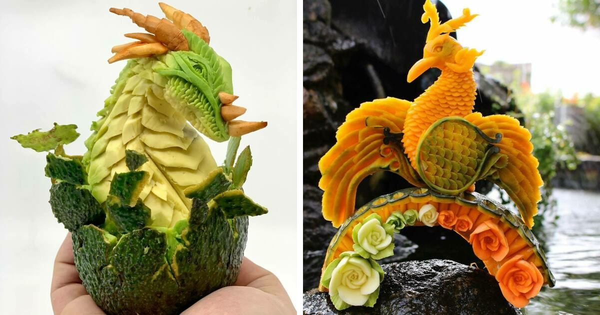 32 Mesmerizing Food Carvings By World Champion Daniele Barresi (New ...