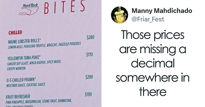 The Menus From Formula 1 Have Gone Viral For All The Wrong Reasons ...