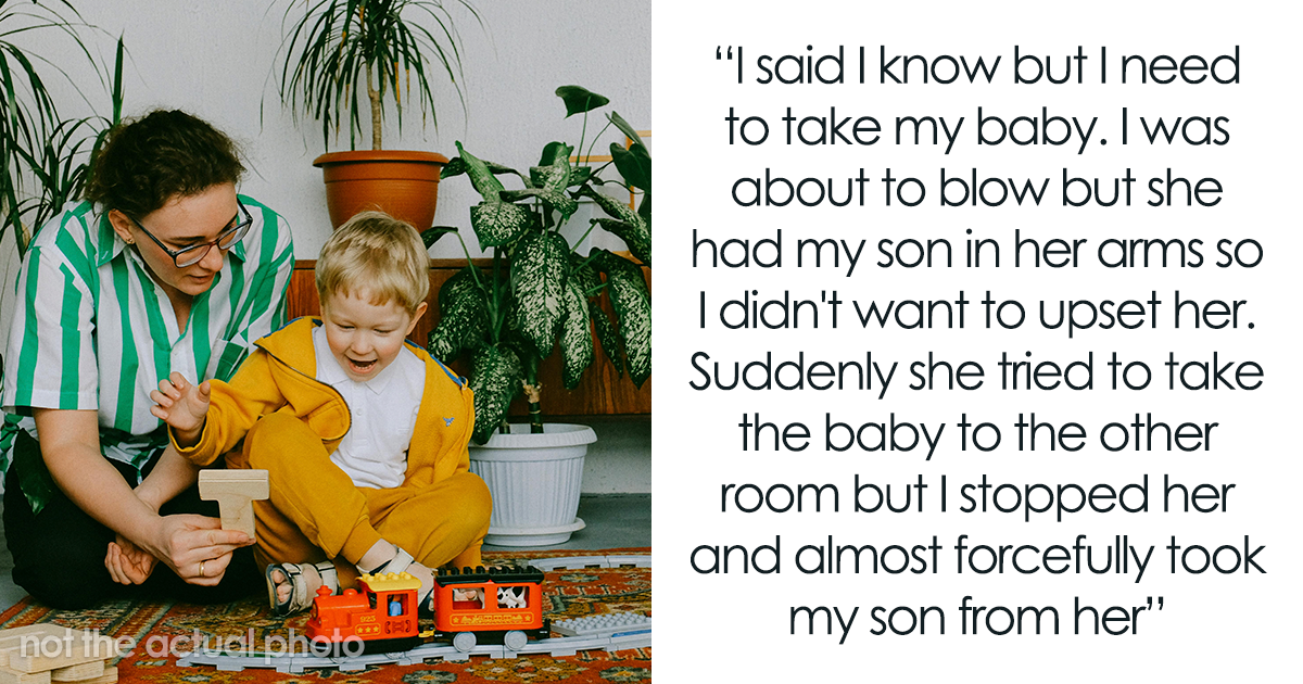 Childless Woman Pretends To Show Off How Good She Is In Parenting Using ...