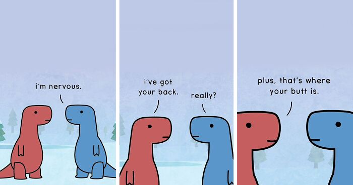 40 New “Dinosaur Couch” Comics Exploring Complex Emotions And Mental ...