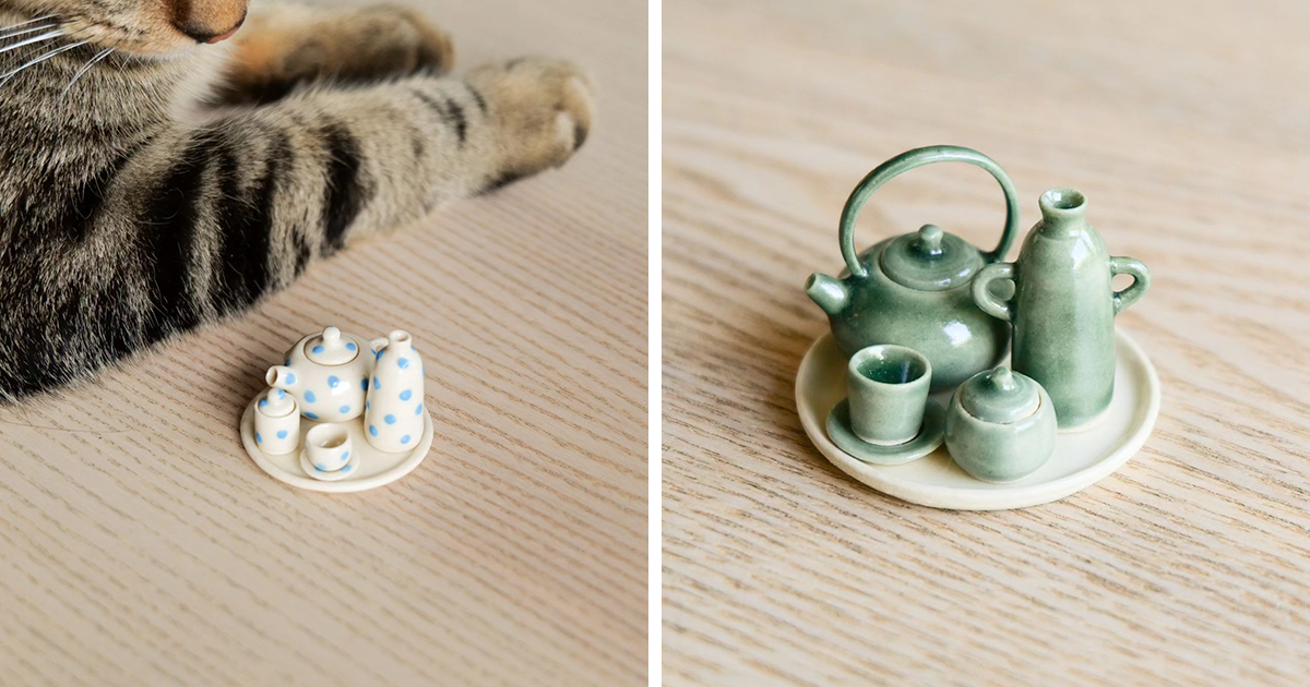Artist Creates Miniature Pottery That Is Adored By Ceramic Fans And ...
