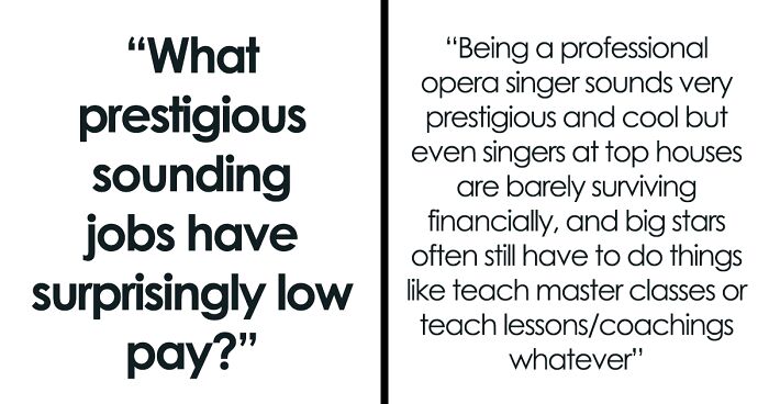 Folks Reveal 32 Of The Most Prestigious Jobs That Barely Pay People A ...