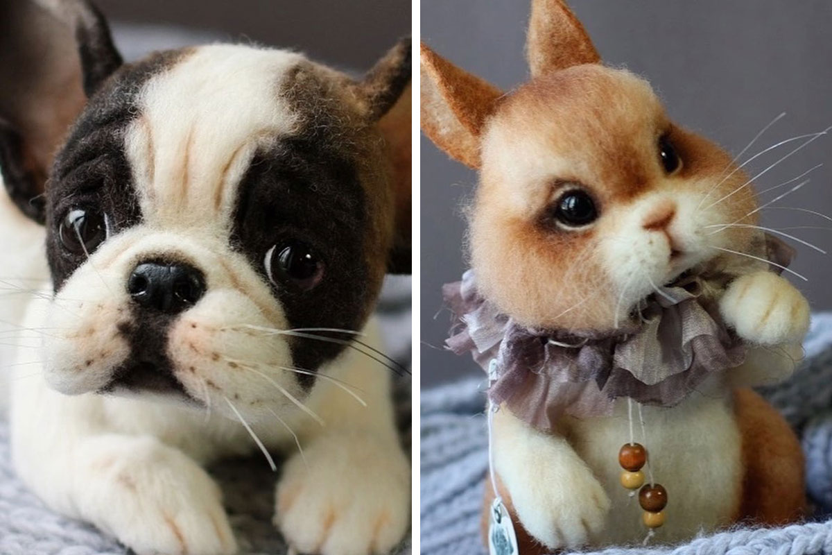 This Artist Makes Felted Wool Animals Through Needle Felting (21 New ...