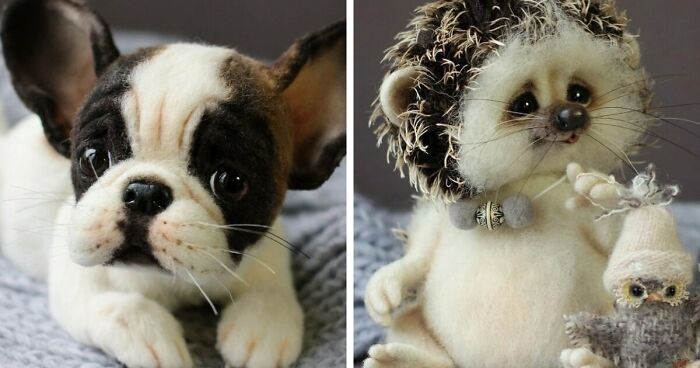 This Artist Makes Felted Wool Animals Through Needle Felting (21 New ...