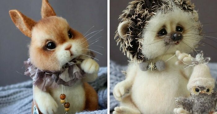 This Artist Makes Felted Wool Animals Through Needle Felting (21 New ...