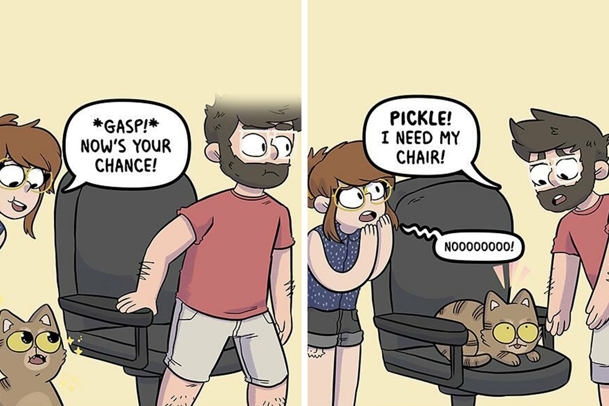 Love And Cats: 30 Hilariously Relatable Comics Inspired By This Artist ...