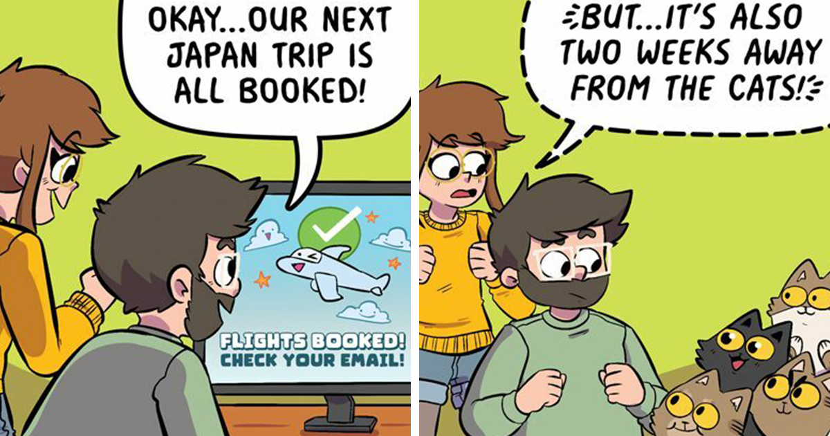 Love And Cats: 30 Hilariously Relatable Comics Inspired By This Artist ...
