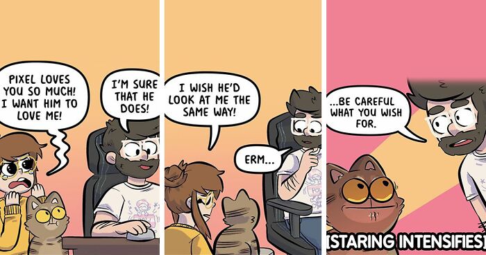 Love And Cats: 30 Hilariously Relatable Comics Inspired By This Artist ...