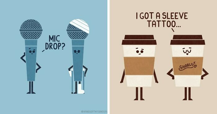 “On The Puntrary”: Teo Zirinis’ 33 Illustrations Of Puns And Their ...